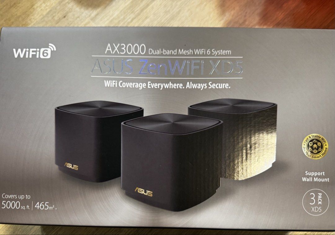 ASUS ZenWiFi XD5 AX3000 Dual-Band Mesh WiFi 6 System (3-Pack ...