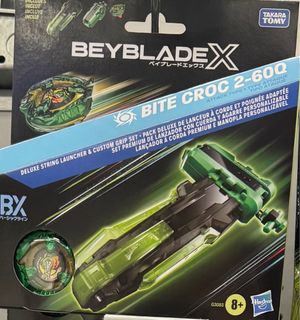 Beyblade X 兩款 (Bite Croc, Valor Bison) 鱷魚粉碎+英勇野牛, 興趣及遊戲, 玩具 & 遊戲類 ...