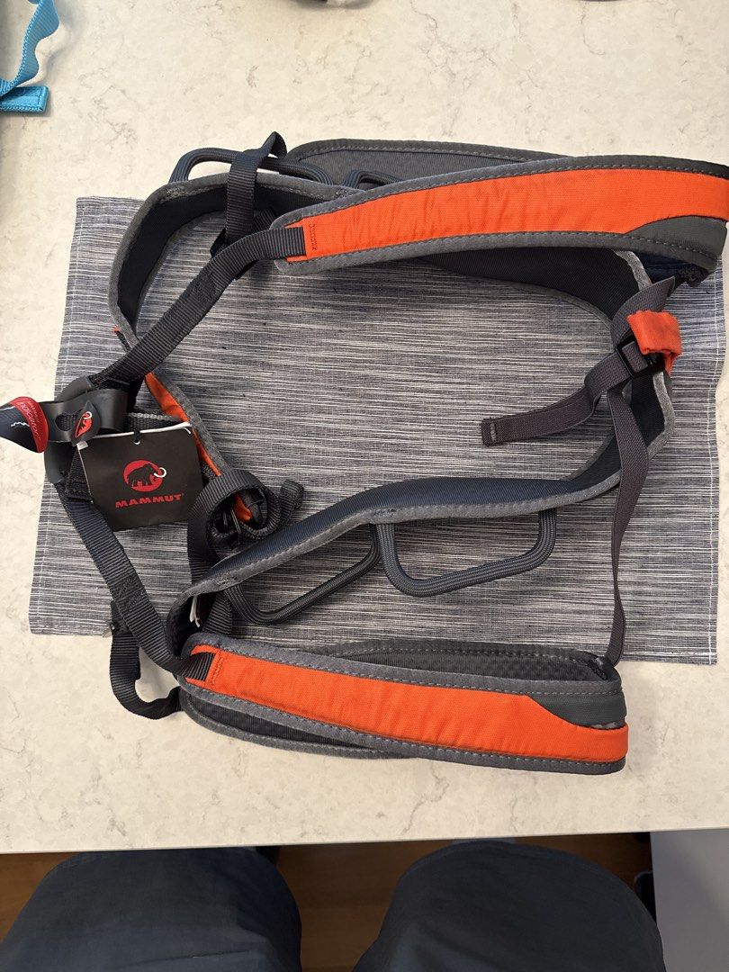Mammut Climbing Harness Orange and Grey, Sports Equipment, Hiking ...