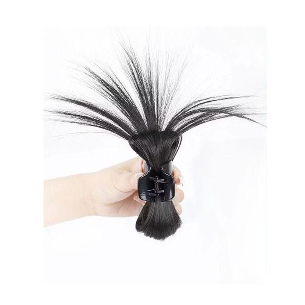 messy hair bun claw clip extension, Women's Fashion, Watches ...