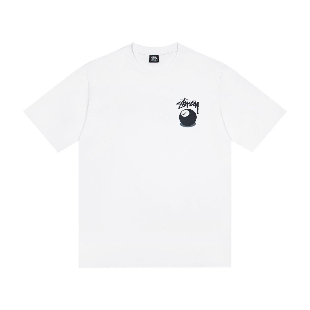 Nike x Stussy 8 Ball 聯名Tee, 男裝, 上身及套裝, T-shirt、恤衫、有領衫 - Carousell