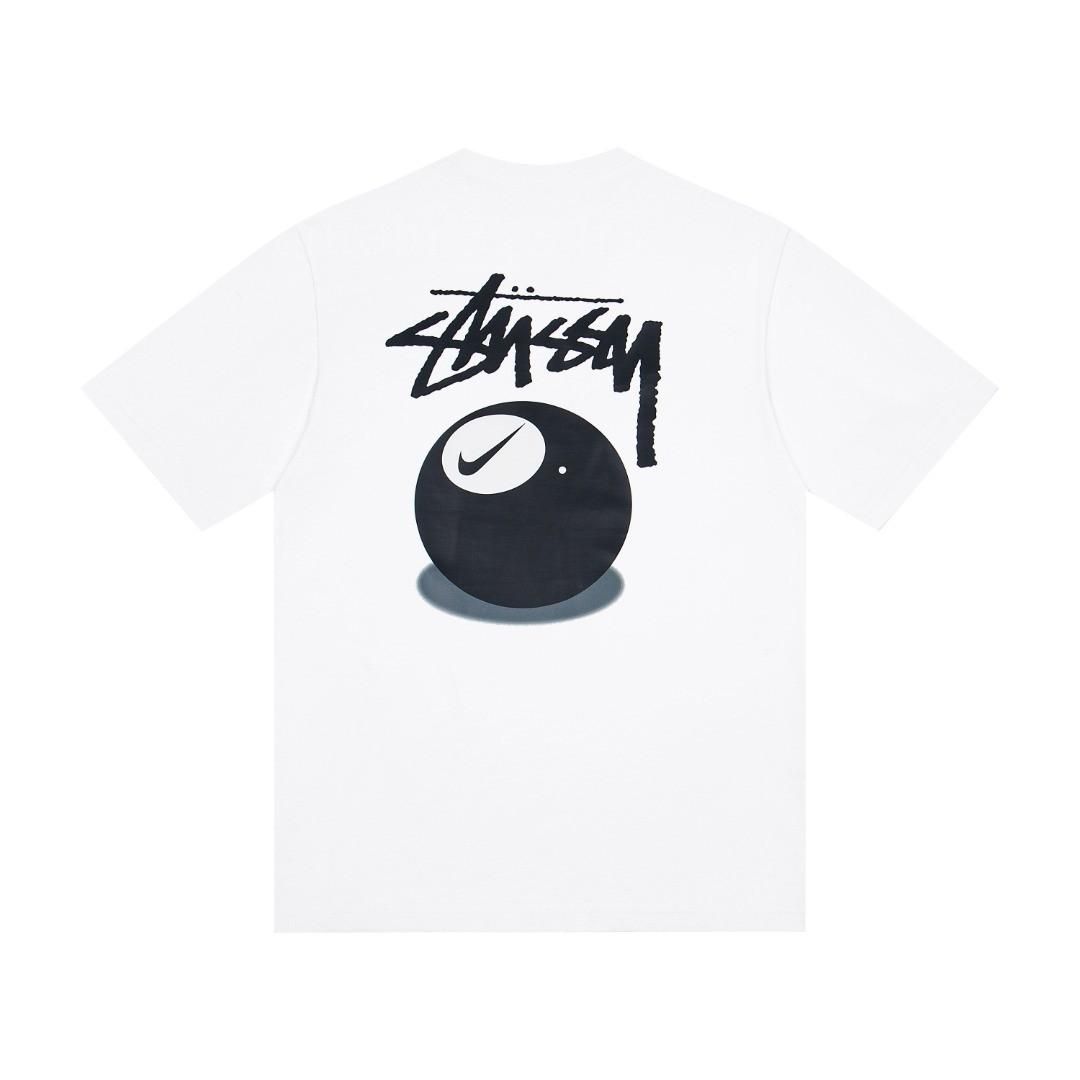 Nike x Stussy 8 Ball 聯名Tee, 男裝, 上身及套裝, T-shirt、恤衫、有領衫 - Carousell