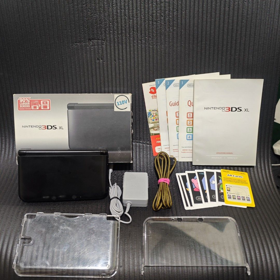 Nintendo 3DS XL Black With Box, Video Gaming, Video Game Consoles ...