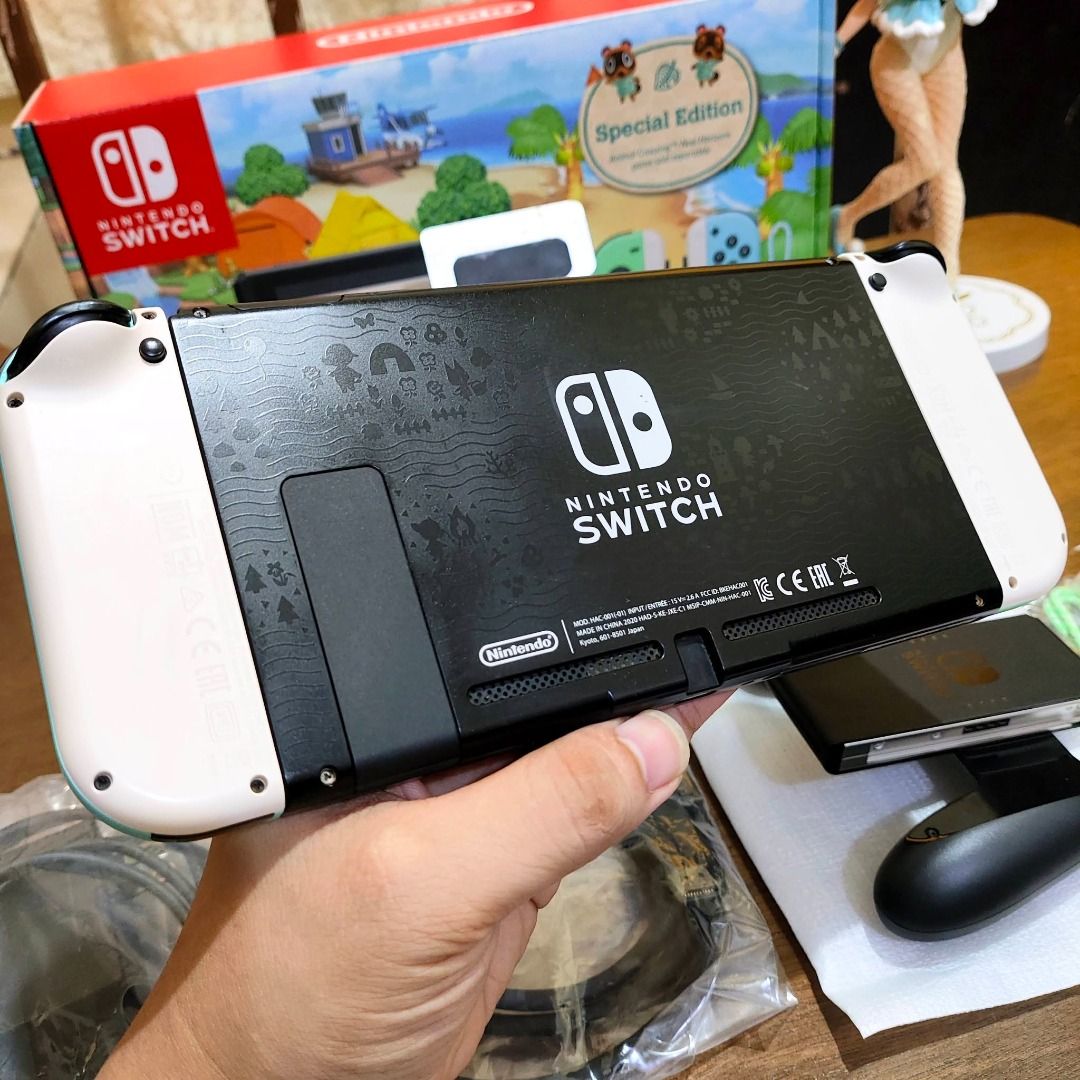 Nintendo Switch 1 v2 Animal Crossing Limited Edition JB 512GB C.I.B ...