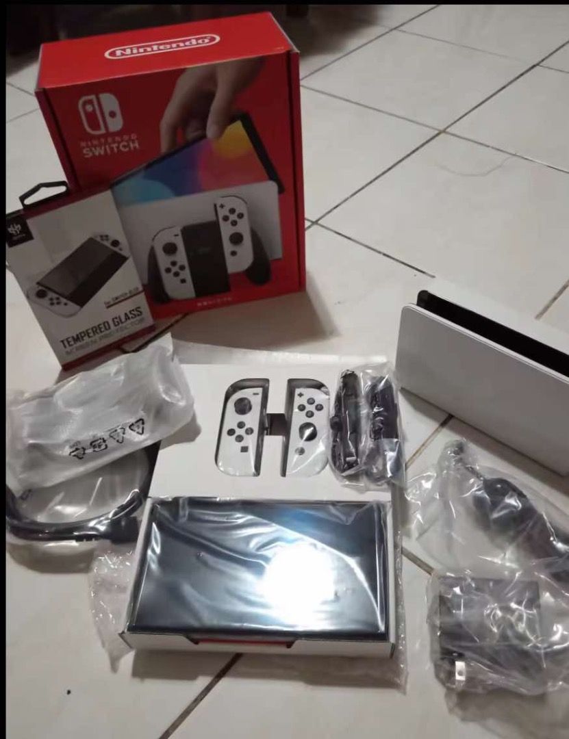 Nintendo Switch OLED Model Console with Accessories, Video Gaming ...