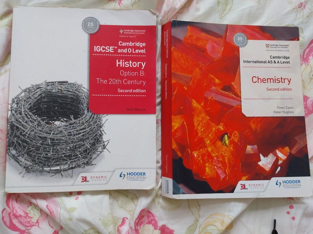 O Level Math and History, A Level Chemistry Textbooks, Hobbies ...