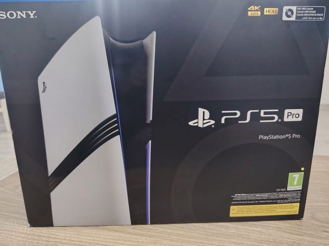 Sony PlayStation 5 Pro Disc-Free Console, Video Gaming, Video Game ...