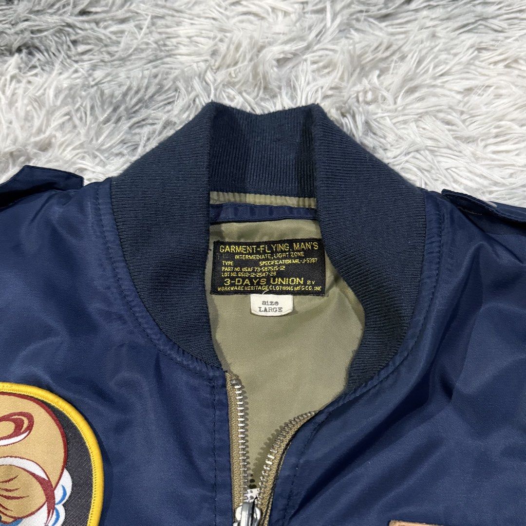 US Airforce MA-1 Flight Jacket Repro, Men's Fashion, Coats, Jackets and ...