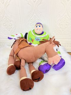 💙🕑 Vintage Wellgain Quartz Toy Story Buzz Lightyear , Zurg & Alien Wall ...