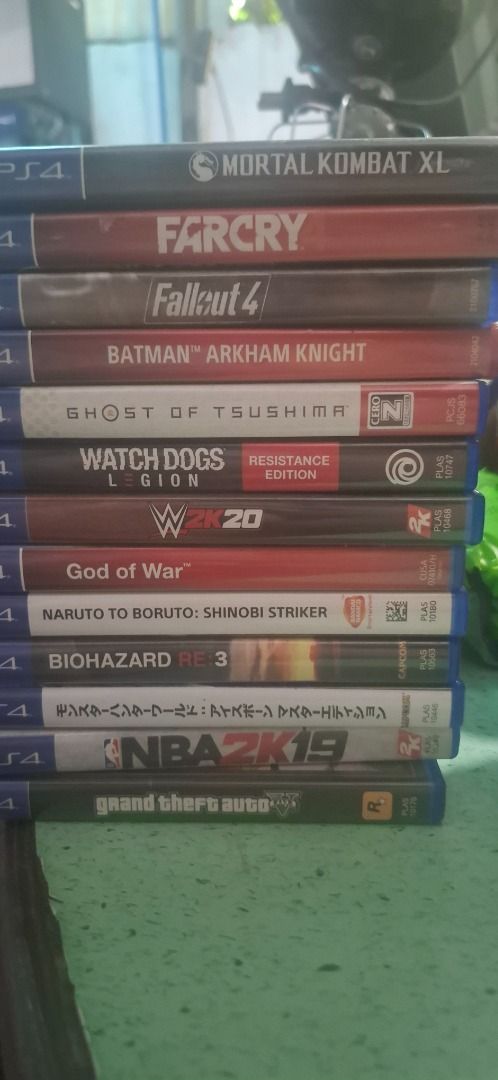 PS4 Games for SALE (Ghost of Tsushima DC, God of War, Resident Evil 3 ...