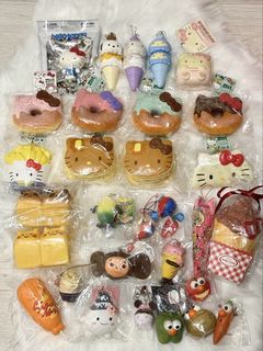 (FREE COURIER) rsk rare squishy kingdom original powder sugar pig donut ...