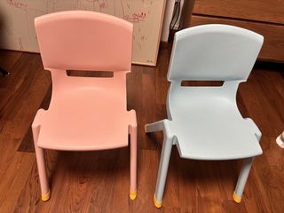 Stackable Children's Plastic Chairs Set, Furniture & Home Living ...