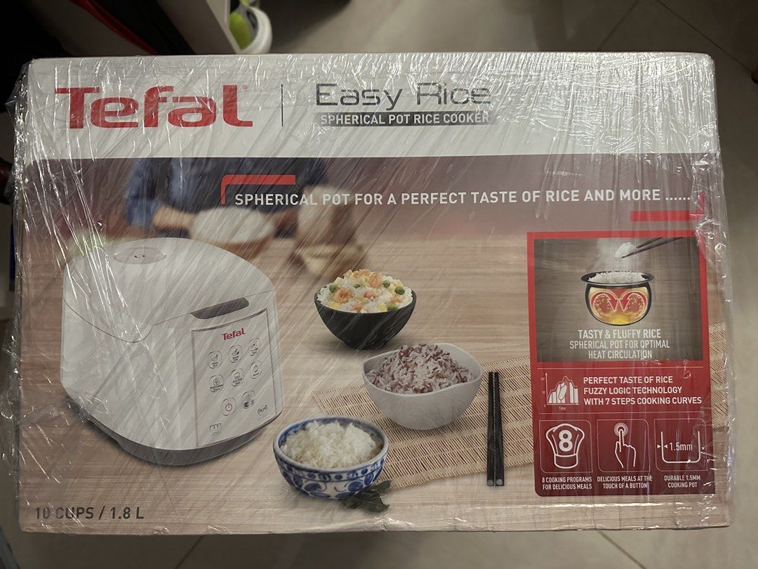 Tefal Easy Rice Spherical Pot Rice Cooker 1.8L, 家庭電器, 廚房電器, 鍋具 - Carousell