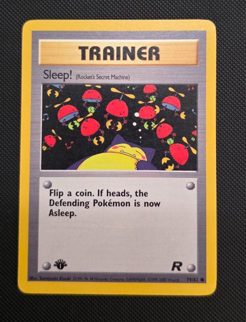 [Vintage] Sleep! #79 - Pokemon Team Rocket 1st Edition (2000) - MP ...
