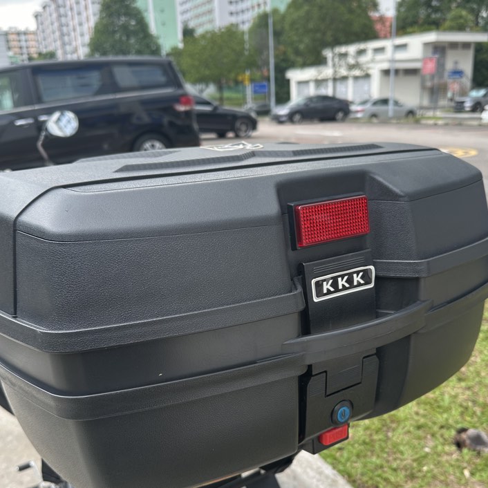 45L KKK motorbike cycle box not givi kappa hepco old school ...