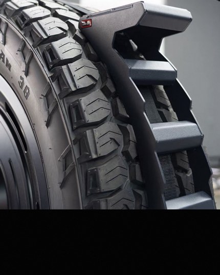 Car Spare Tire Ladder for Roof Access, Car Accessories, Exterior ...