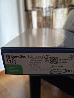 Convatec Natura Drainable Pouch 2 3/4" 70mm (brand new box). Moldable ...