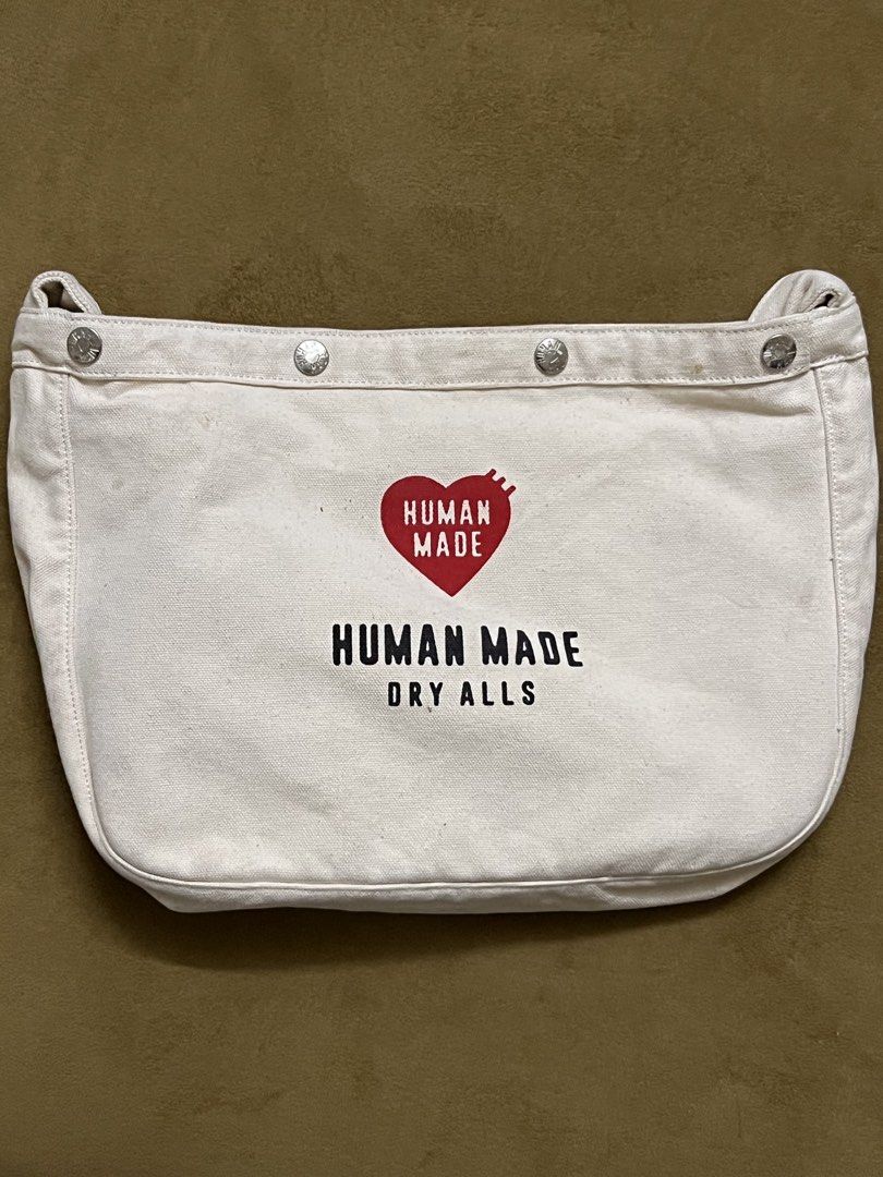 Human Made Dry Alls Canvas Duck Shoulder Bag, Men's Fashion, Bags ...