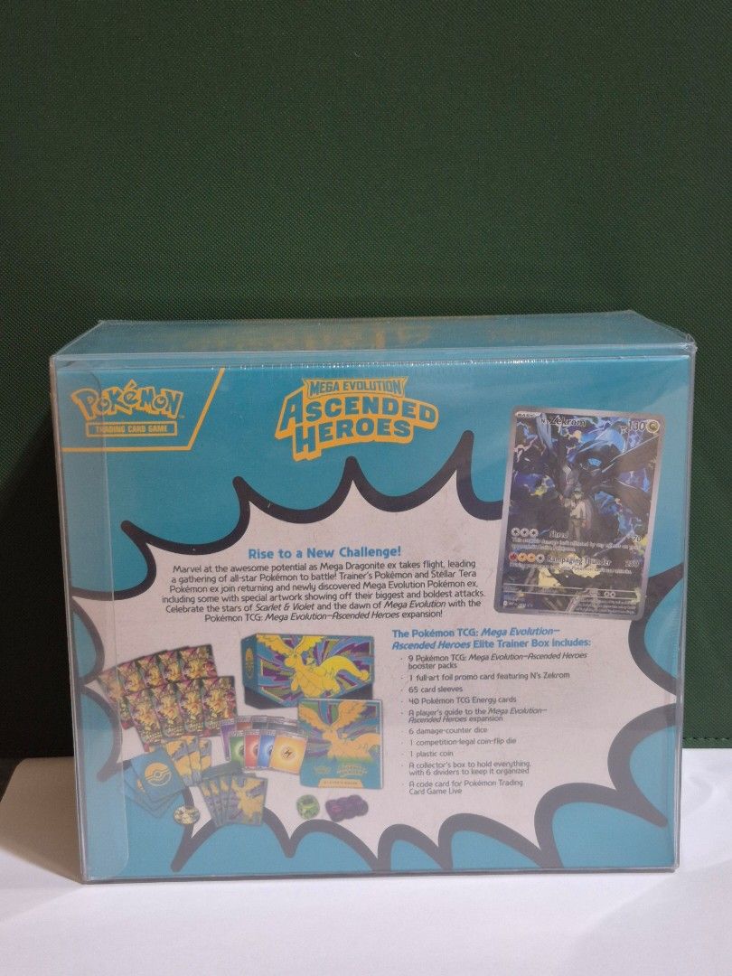 Pokemon Ascended Heroes ETB Elite Trainer Box (with cover), Hobbies ...
