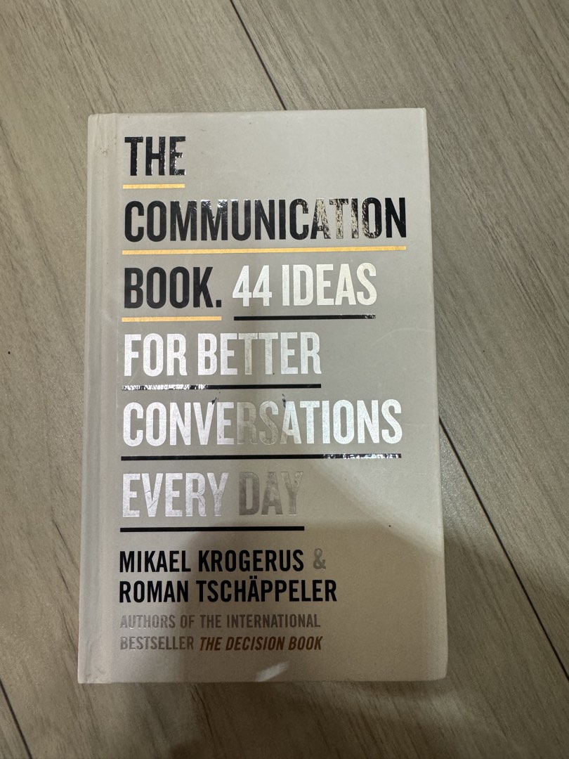The Communication Book: 44 Ideas for Better Conversations, Hobbies ...