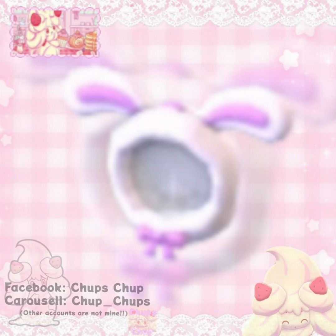 Spring bunny hood 🩷 || Adopt me ️, Video Gaming, Gaming Accessories, In ...