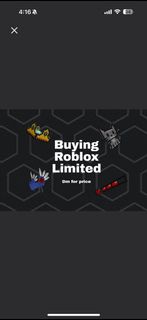 Buying roblox limited For Sale | Carousell Malaysia