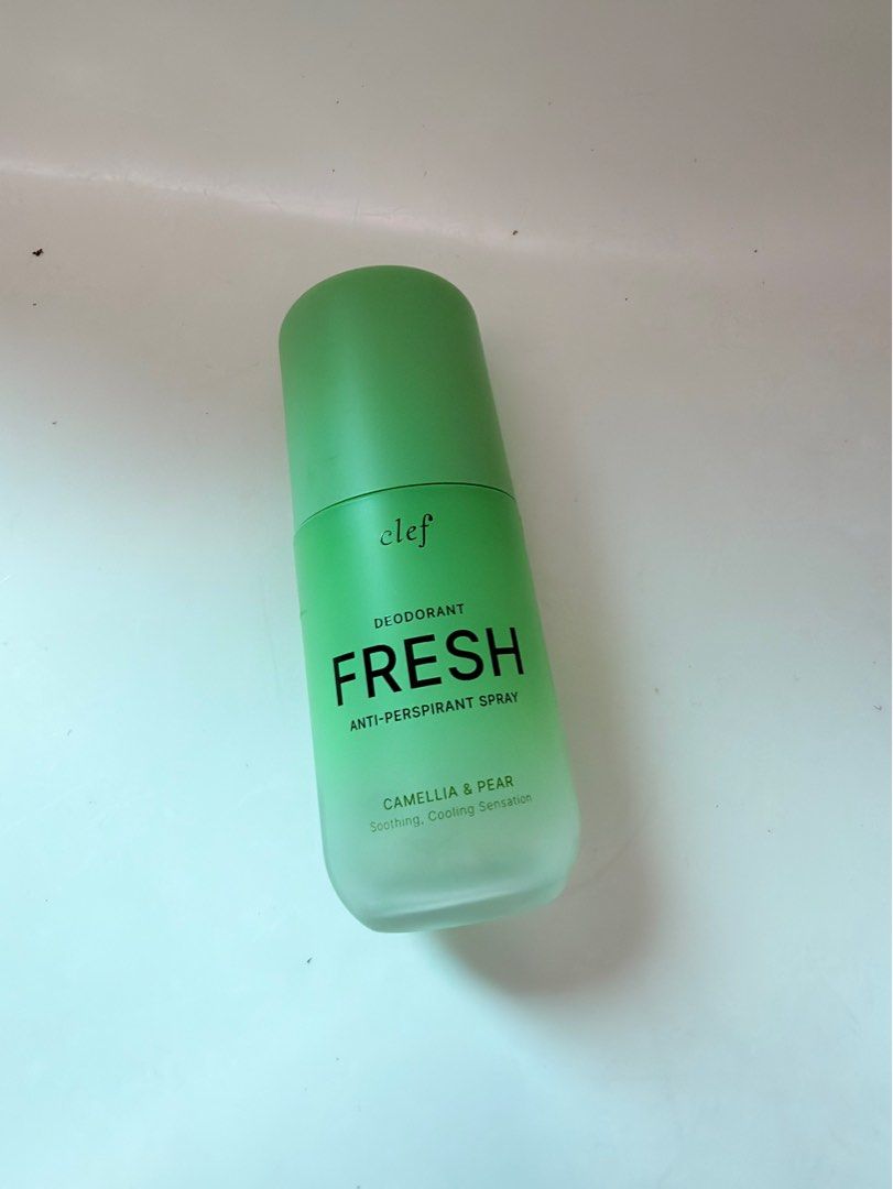 Clef Fresh Deodorant Anti-Perspirant Spray Camellia & Pear, Beauty ...