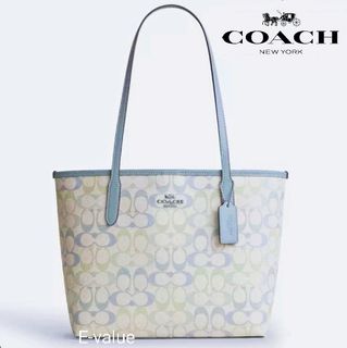 New Coach Original ROWAN SATCHEL IN SIGNATURE CHAMBRAY Blue Collection ...