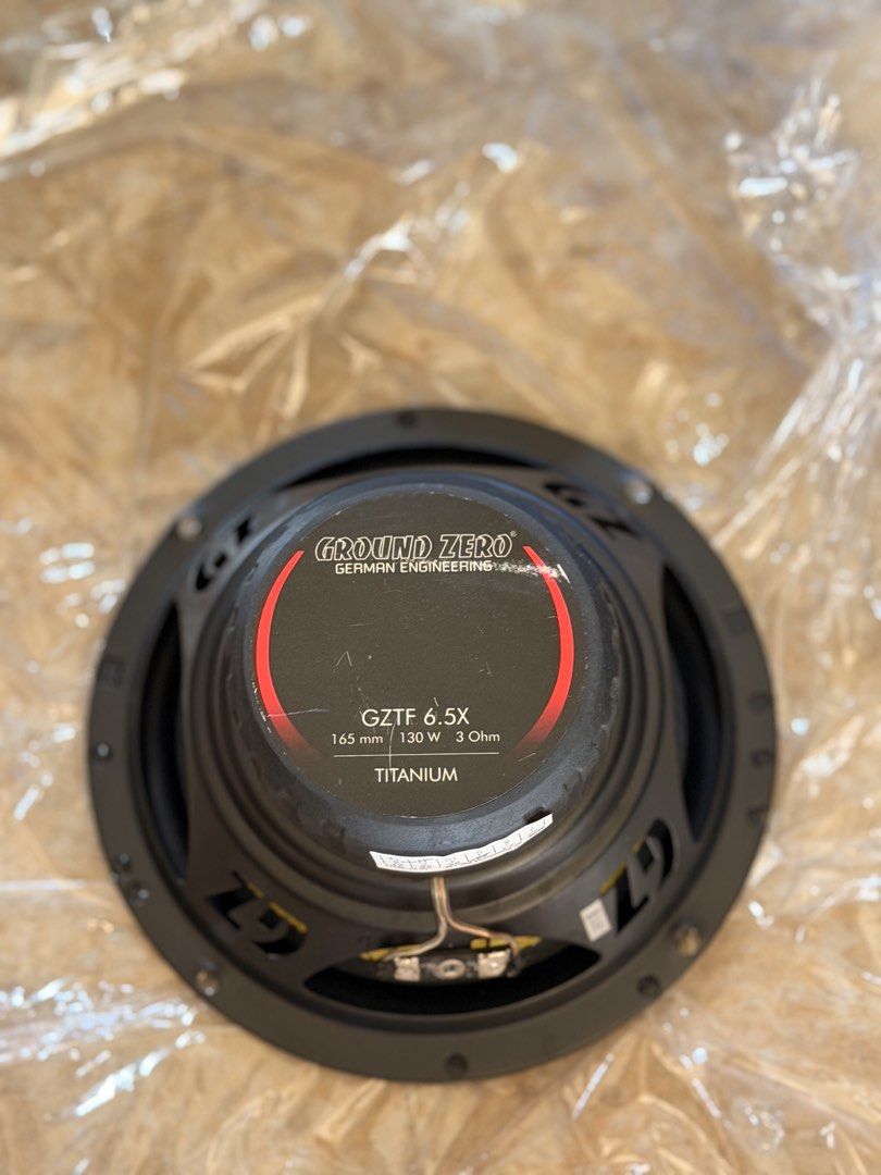 Ground Zero GZTF 6.5X Titanium 6.5" Car Speaker, Car Accessories ...