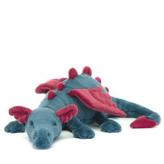 JellyCat 100% 原裝正版真貨英國牌 66 cm彩龍 Huge Lazulia Dragon, 興趣及遊戲, 玩具 & 遊戲類 ...