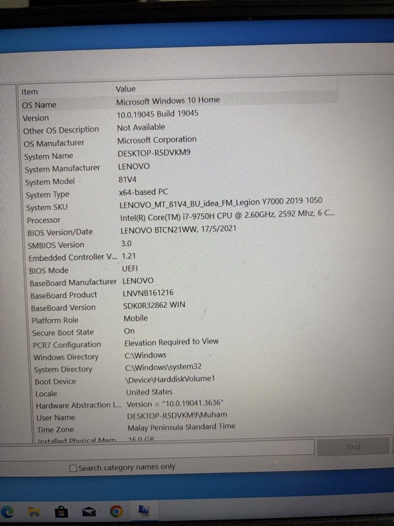 Lenovo Legion Y7000 2019 1050 Gaming Laptop, Computers & Tech, Laptops ...