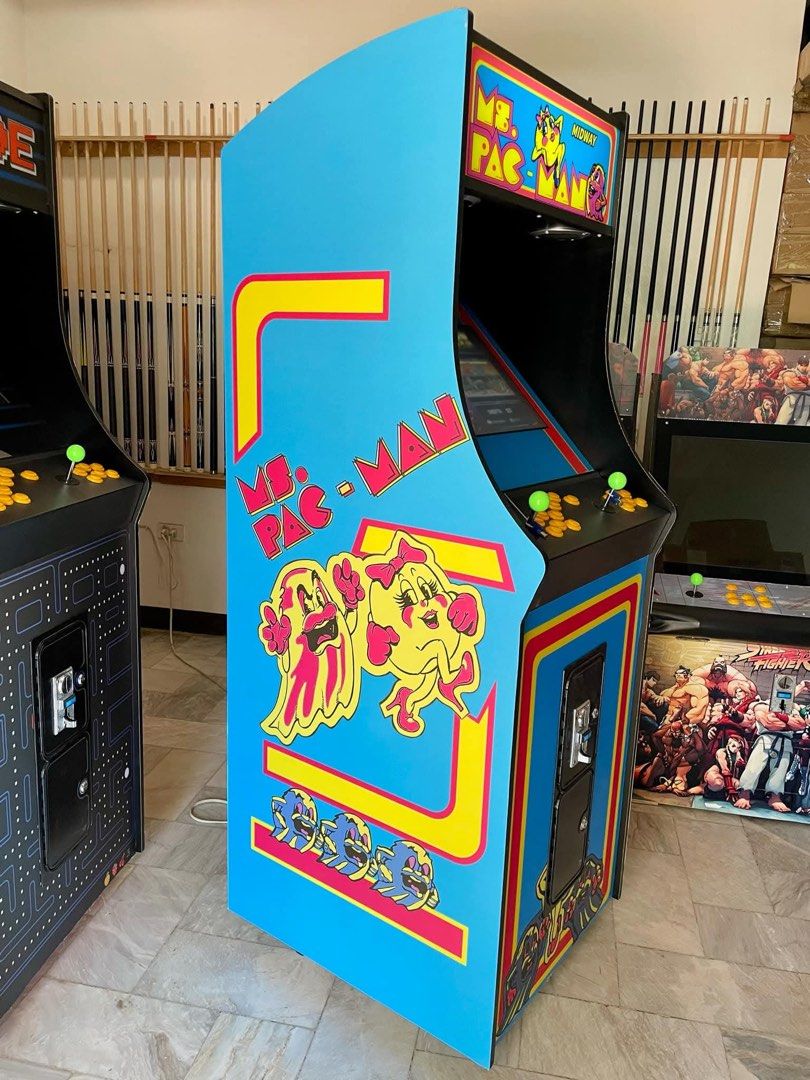 Pacman Blue 2 Player Upright IMPORTED Arcade Machine, Video Gaming ...