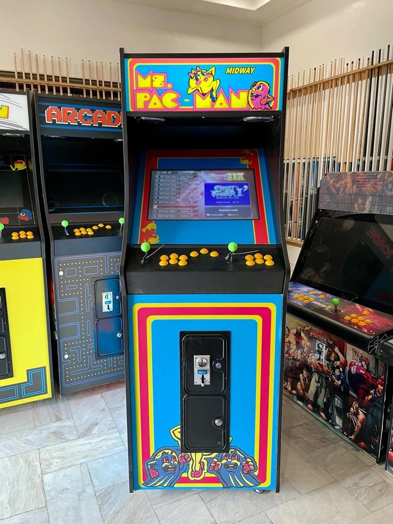 Pacman Blue 2 Player Upright IMPORTED Arcade Machine, Video Gaming ...