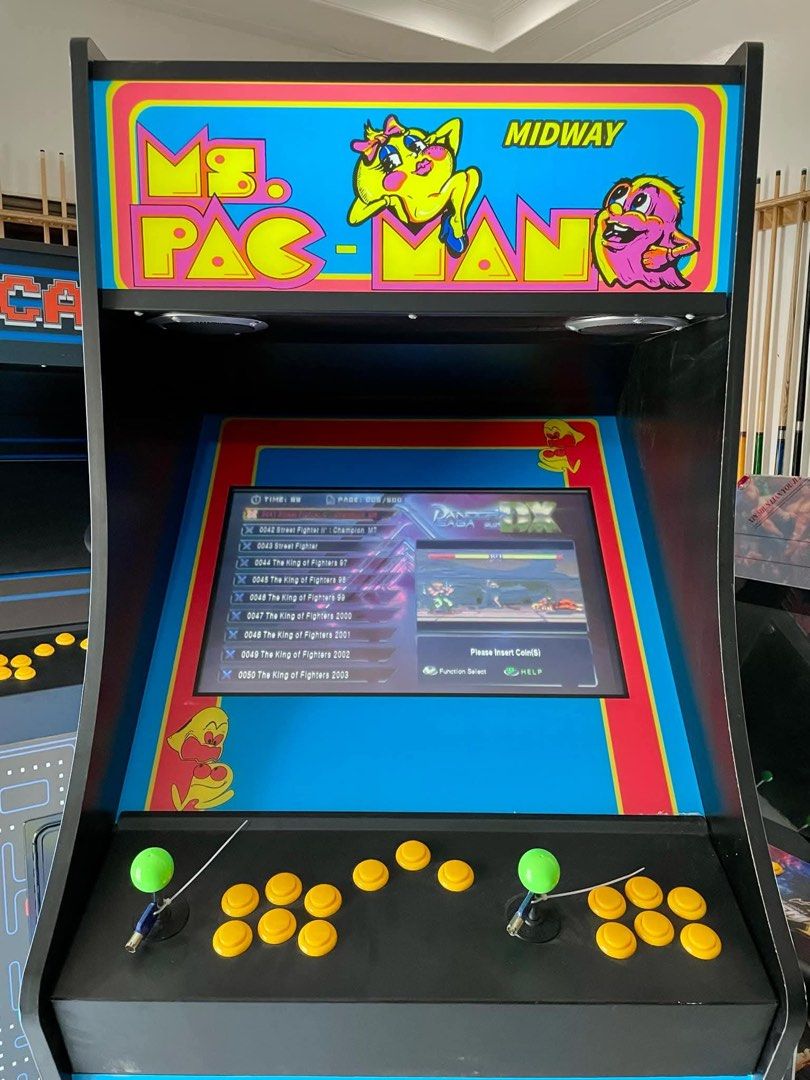 Pacman Blue 2 Player Upright IMPORTED Arcade Machine, Video Gaming ...