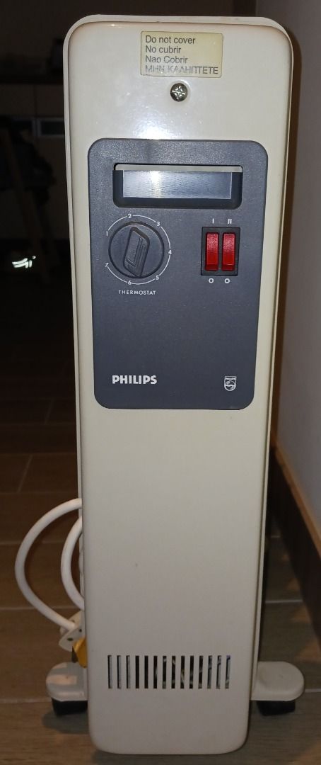 Philips 充油式電暖爐 Room Heater, 家庭電器, 冷氣機及暖風機 - Carousell