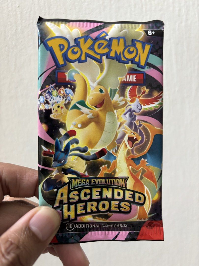 Pokemon TCG Mega Evolution Ascended Heroes Booster Packs (3-Pack Set ...
