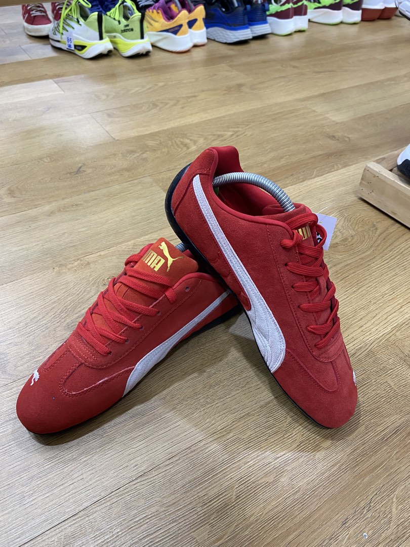 Puma Red Suede Speed Cat Shoes, Men's Fashion, Footwear, Sneakers on ...