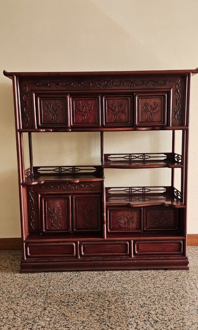 Rare Chinese Old Days Wooden Cabinet, Furniture & Home Living ...