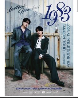 SJ Leeteuk Heechul 1983 Fancon Tour, 門票＆禮券, 活動門票 - Carousell