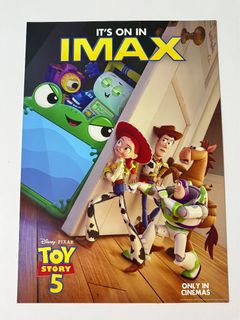 反斗奇兵 5 Toy Story 5 imax電影海報 movie poster, 興趣及遊戲, 收藏品及紀念品, 郵票及印刷品 ...