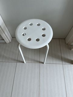 IKEA Marius Stool Black, Furniture & Home Living, Furniture, Chairs on ...