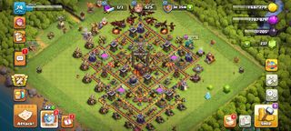 COC Account Acc | Clash of Clans TH18 | TH18 Fully Maxed Defenses ...