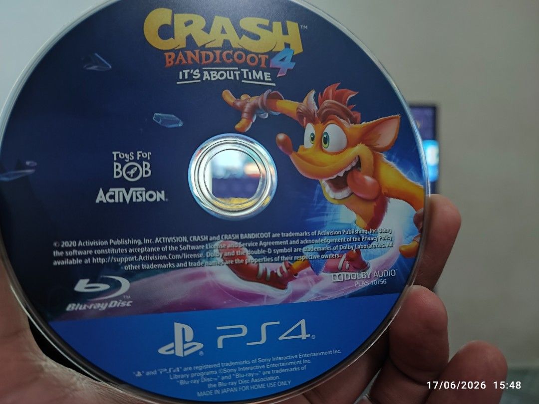 Crash Bandicoot 4: It's About Time PS4 Game, Video Gaming, Video Games ...