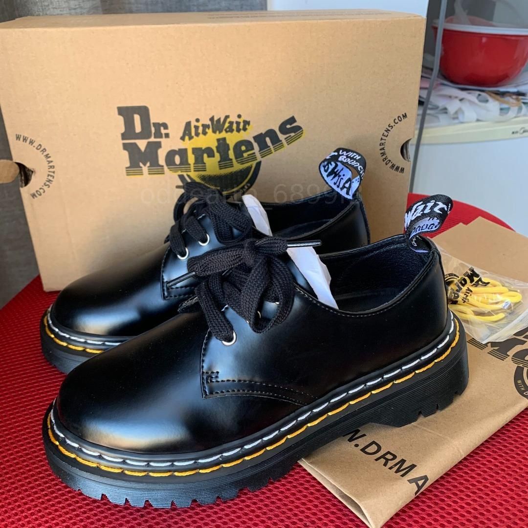 全新🌸dr.martens 1461 BEX 三孔低帮厚底頭層牛皮馬丁鞋, 女裝, 鞋, 厚底鞋 - Carousell