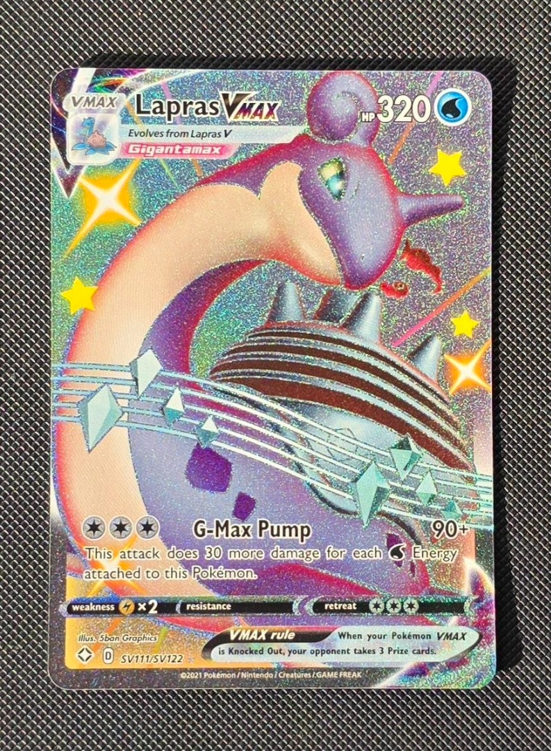 Lapras VMax #SV111 - Pokemon Shining Fates (2021) - NM, Toys ...