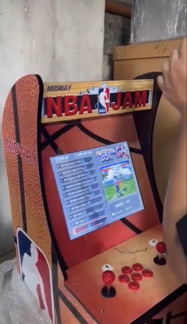NBA JAM 2 Player Upright IMPORTED Arcade Machine, Video Gaming, Video ...