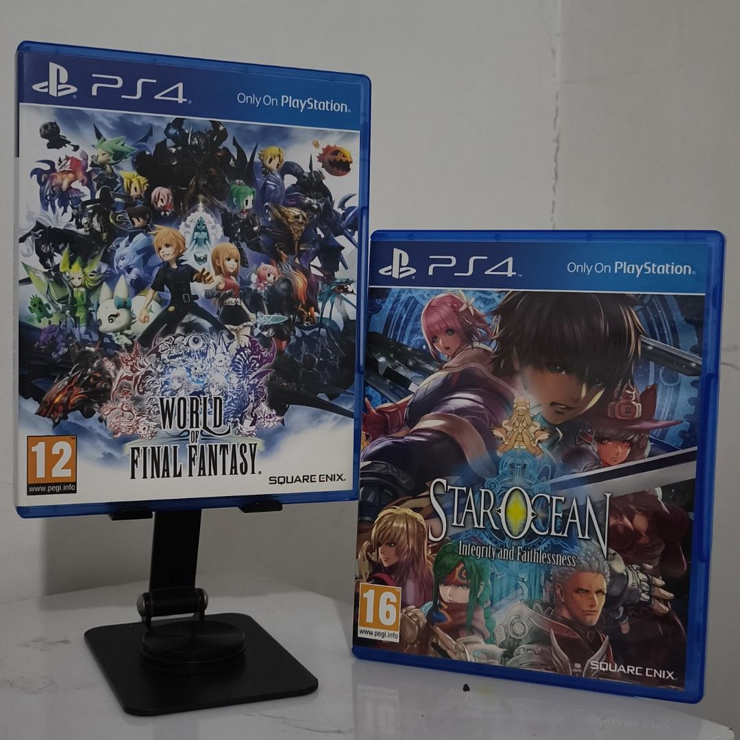 PS4 JRPG Games Bundle | World of Final Fantasy & Star Ocean | Complete ...
