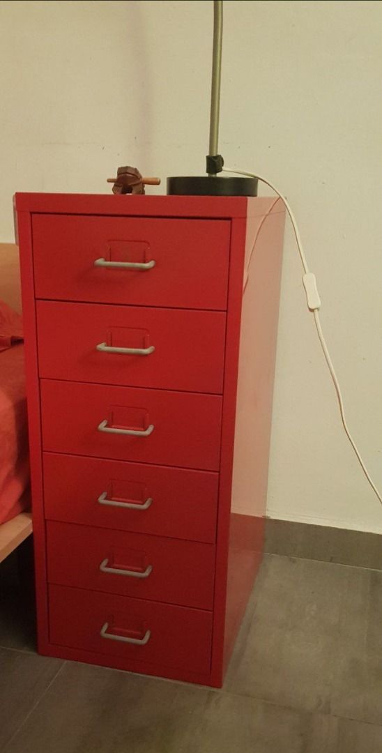 Red drawer, Furniture & Home Living, Furniture, Shelves, Cabinets ...