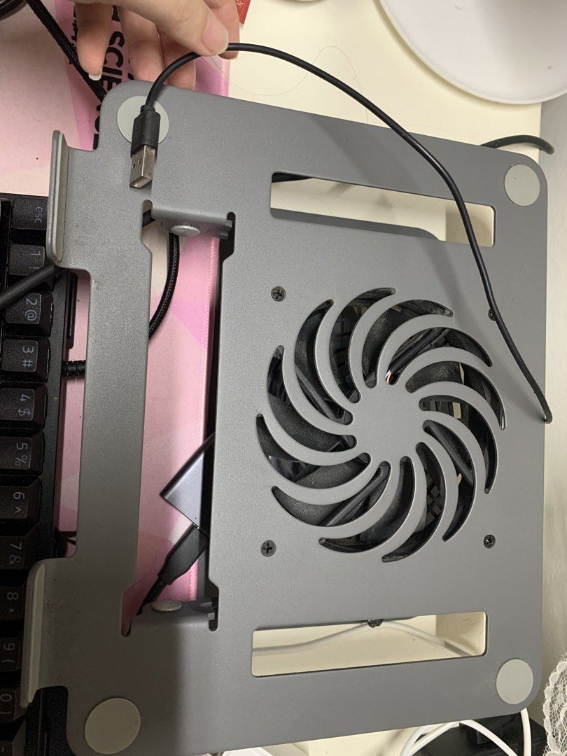 Adjustable Laptop Stand with Cooling Fan, Computers & Tech, Laptops ...