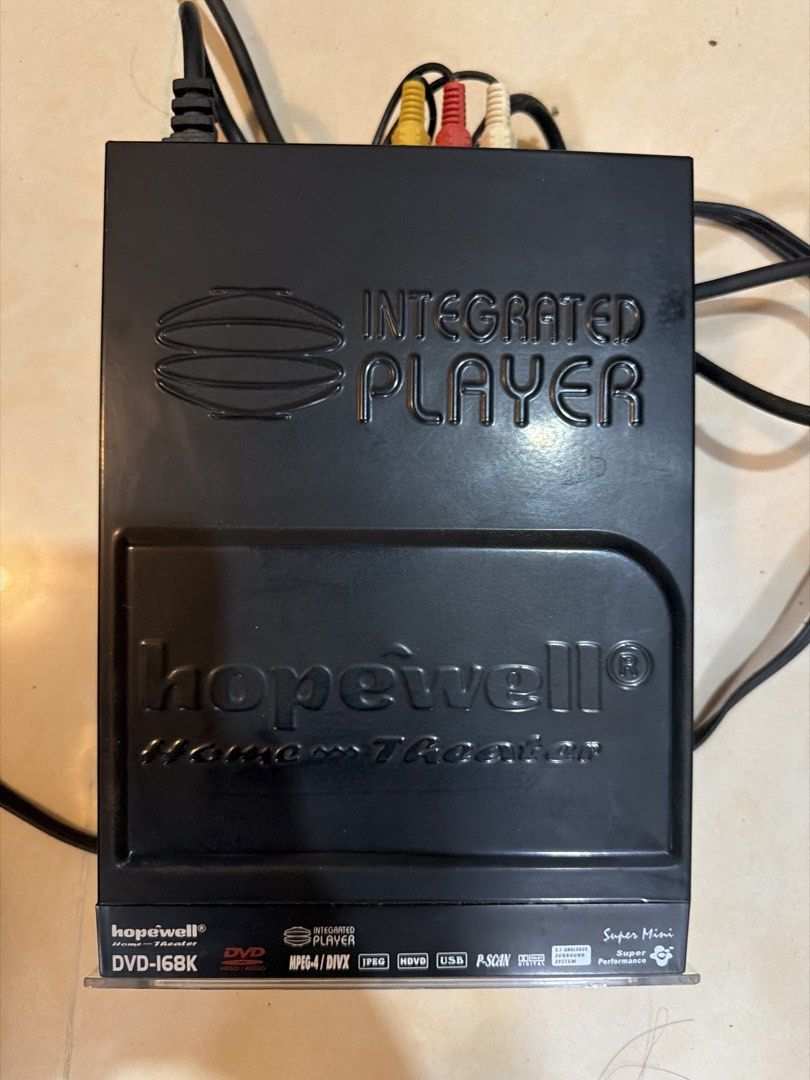 DVD 機 Hopewell DVD-168X Portable DVD Player, 家庭電器, 電視 & 其他娛樂, 藍光及播放器 ...